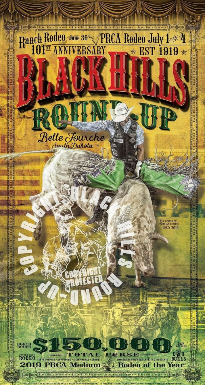 101st Black Hills Roundup Poster – Black Hills Roundup Mercantile